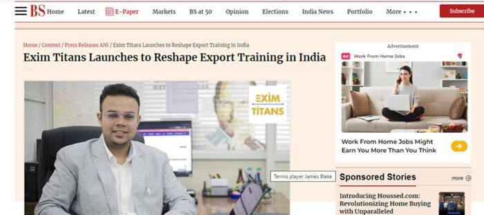 EXIM TITANS - Global Trade with Pentagon Sales Framework